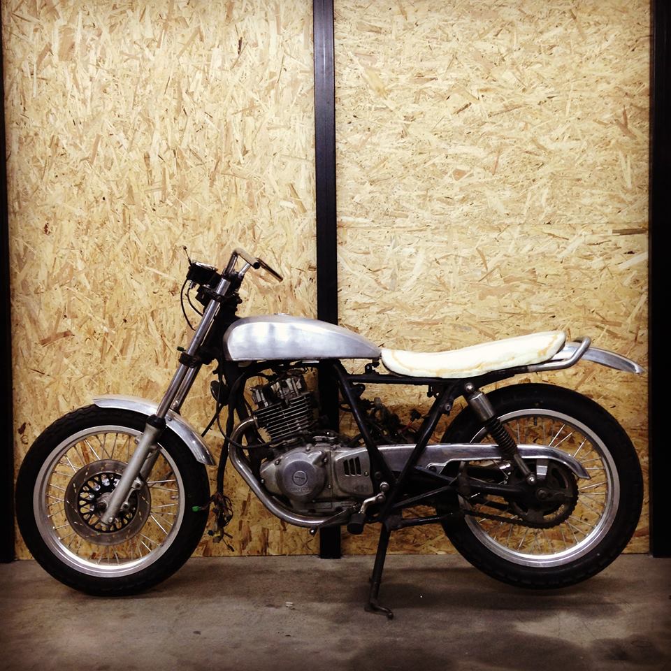 Custom Suzuki GN250 Tracker in Progress - Custom Burner